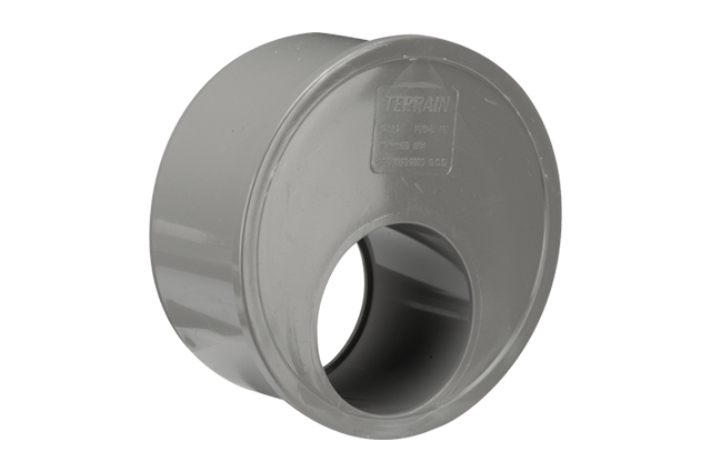 124.4.2G - Terrain Solvent Soil 110mmx50mm Reducer Grey | Polypipe