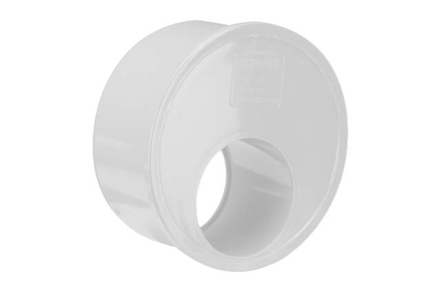 124.4.2W - Terrain Solvent Soil 110mmx50mm Reducer White | Polypipe