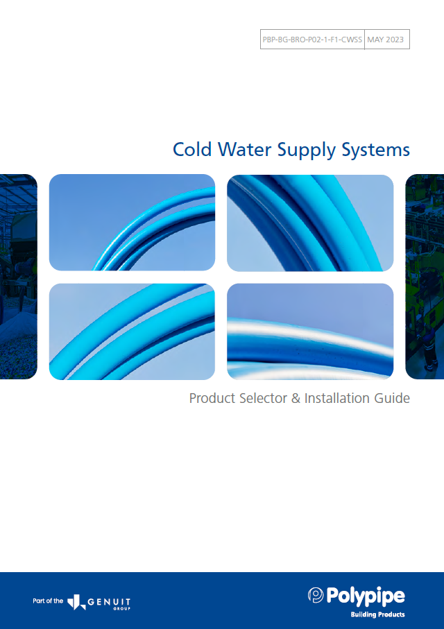 [BROCHURE] Cold Water Supply | Polypipe