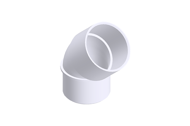 207.2.135W - Terrain MuPVC Waste 50mm Bend White | Polypipe