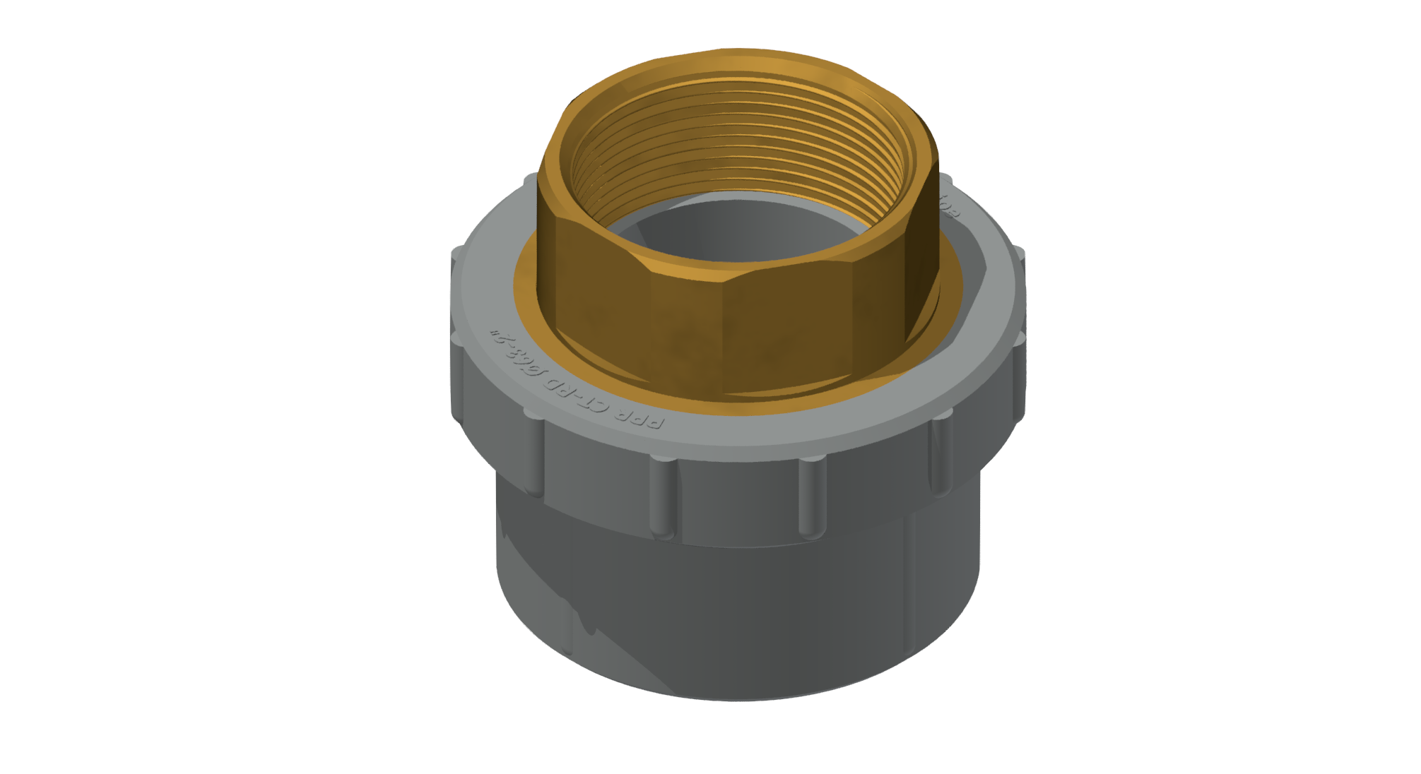 3016S.63X2G - MecFlow Adpt 63mm Skt x2'' Hex BSPF | Polypipe