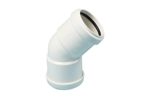 301.15.135W - Terrain Push-Fit Waste 40mm Bend White | Polypipe