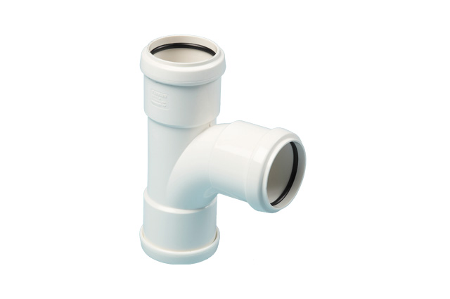 304.15.91W - Terrain Push-Fit Waste 40mm Branch White | Polypipe