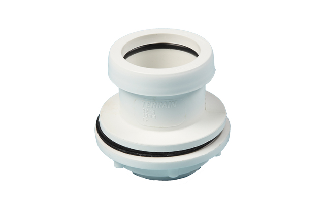 311.125W - Terrain Push-Fit Waste 32mm Tank Connector White | Polypipe