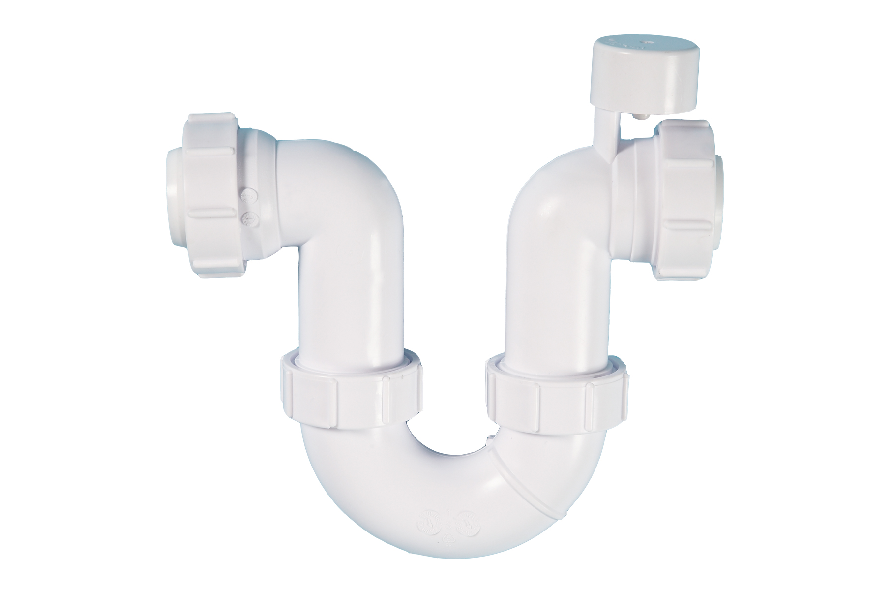 445AS.125 - Terrain Traps 32mm Running Trap - Anti Syphon White | Polypipe