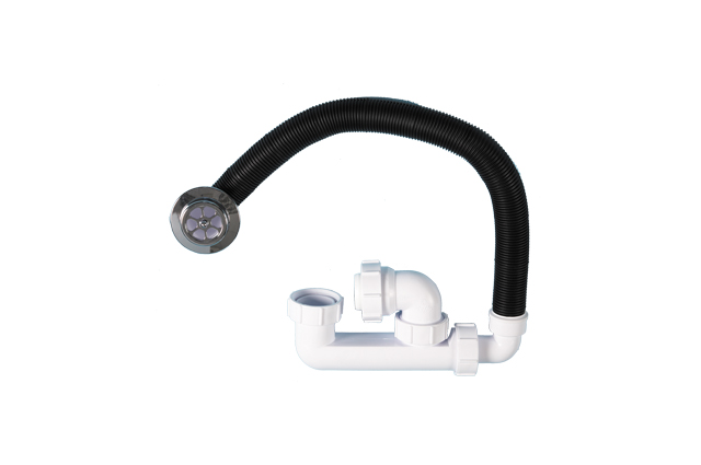 459.15 - Terrain Traps 40mm Bath Trap Low Level With Overflow Hose and ...