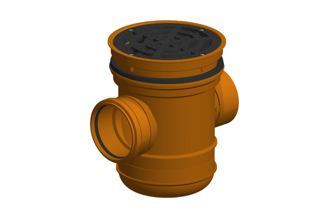 4DG97 - Terrain Underground 110mm Bottle Gully Terracotta | Polypipe