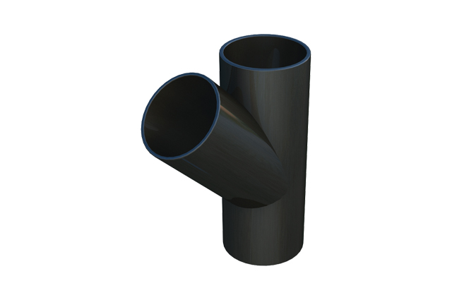 904.110.135B - Terrain FUZE HDPE 110mm 45° Equal Branch Black | Polypipe