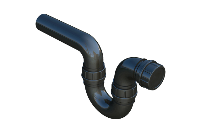 945.4050B - Terrain FUZE HDPE 40mmx50mm Trap Black | Polypipe