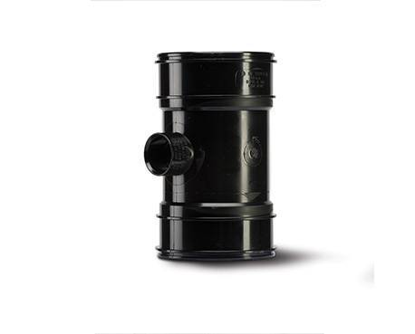 BP420B - Single Boss Pipe 4in/110mm. Double Socket 32mm. | Polypipe