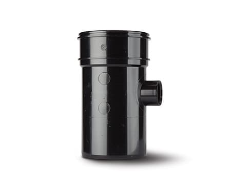 BP421B - Single Boss Pipe 4in/110mm. Single Socket 32mm. | Polypipe