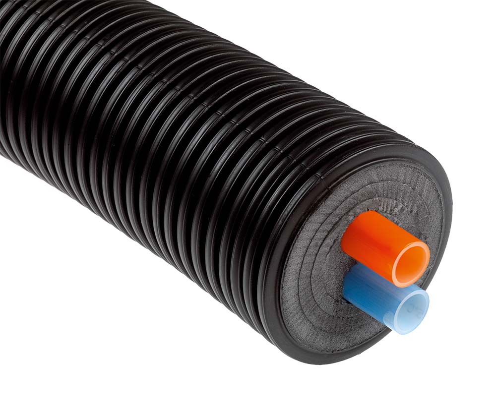 HN.HD16050 - Double Heating Pipe 160/50X4.6 | Polypipe