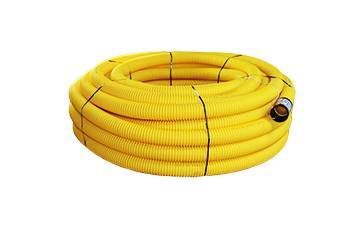 RC63X50Y - Cable Protection | Coiled Ducting | 50mm Yellow Ridgicoil