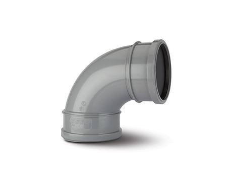 SB417G - Double Socket Bend 4in/110mm. 92½° Double Socket | Polypipe