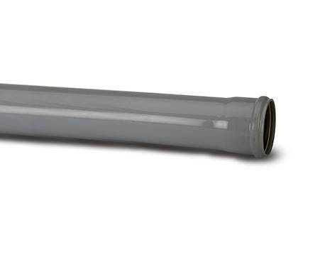 SP460G - Single Socket Pipe 4in/110mm. 6.0m length | Polypipe