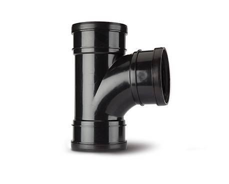 ST405B - Triple Socket Branch 4in/110mm. 92½° Triple Socket | Polypipe