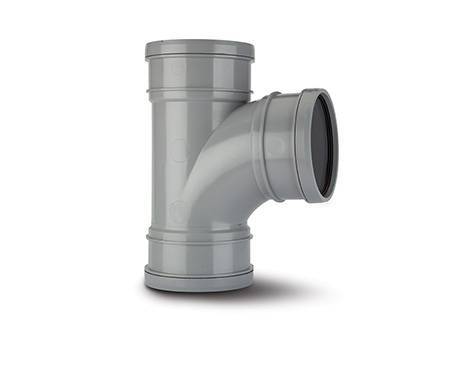 ST405G - Triple Socket Branch 4in/110mm. 92½° Triple Socket | Polypipe