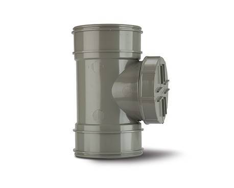 SWA44SG - Short Access Pipe 4in/110mm. Double Socket. | Polypipe