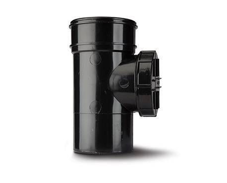 SWA88B - Short Access Pipe 4in/110mm. Single Socket. | Polypipe