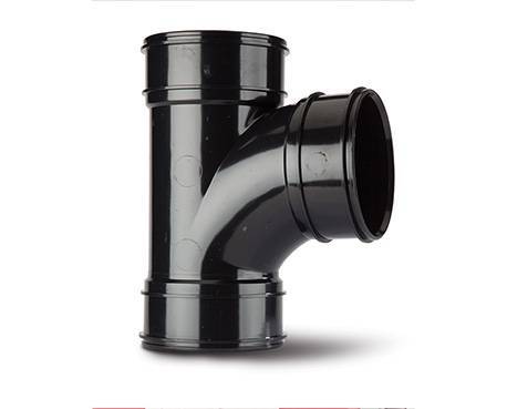 SWT29B - Single Branch 4in/110mm. 92½° Short Branch. (Triple Socket ...