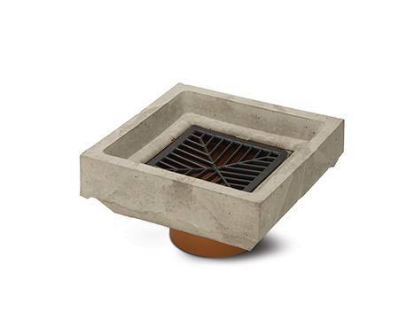 UG414AST - Underground Drainage 110mm Square Hopper Including Square ...