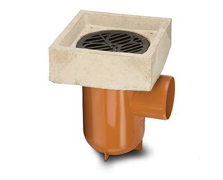 UG425AST - Underground Drainage 110mm Bottle Gully With Anti Splash ...
