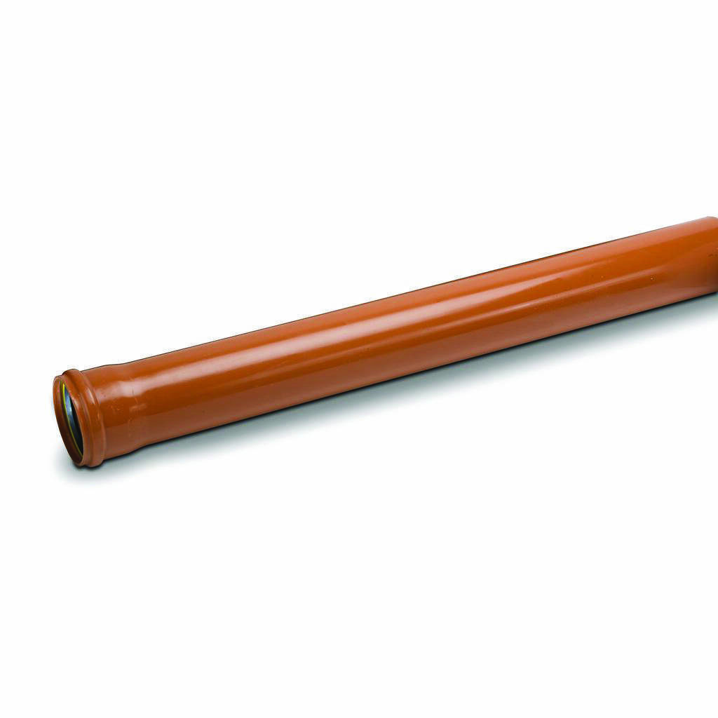 UG462 - Underground Drainage 110mm 6m Pipe Single Socket | Polypipe