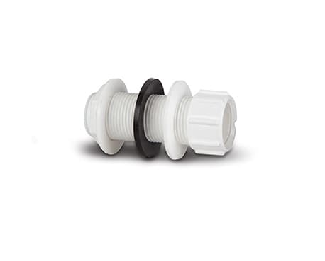 VP49W - Straight Tank Connector | Polypipe