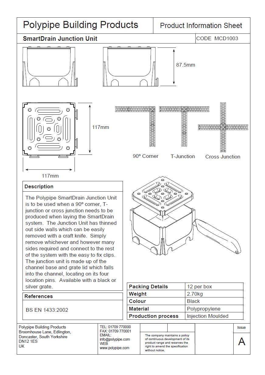 [DATA SHEET] MCD1003 Channel Drain | Polypipe