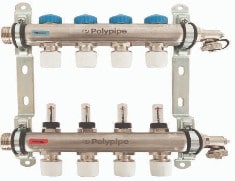 15mm Stainless Steel Manifold and Ancillaries | Polypipe