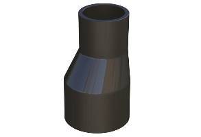 924.11050B - Terrain FUZE HDPE 110mmx50mm Concentric Reducer Black ...