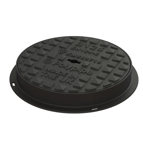 UDC700 - Underground Drainage 320mm Ductile Iron Cover & Frame EN124 ...